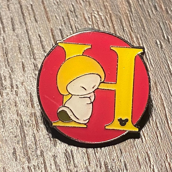 Disney | Accessories | Disney Park H Fantasia Hop Low Alphabet Pin ...